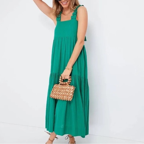 Tuckernuck | Dresses | Tuckernuck Mirth Rio Tiered Maxi Dress Green Xs ...